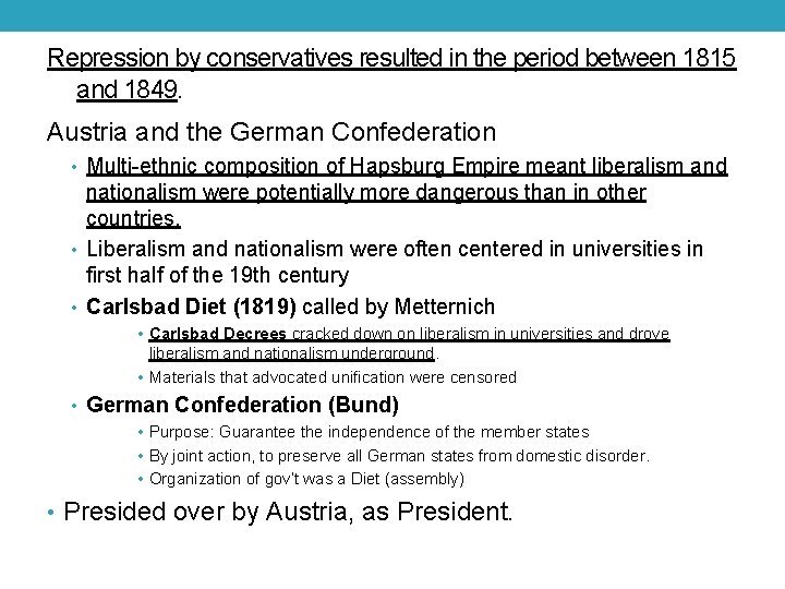 THE CONSERVATIVE ORDERCHALLENGES OF REFORM 1815 1832 Liberalism