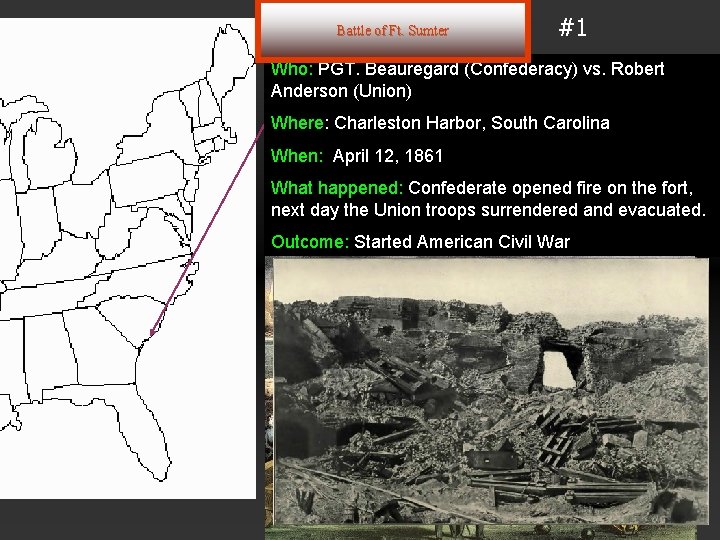 The Civil War 1861 1865 Battle of Ft