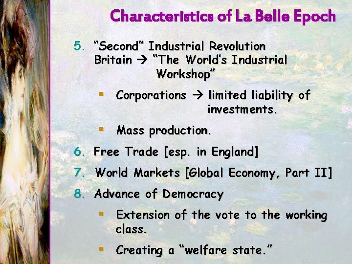 La Belle Epoque 1871 1914 The Beautiful Era