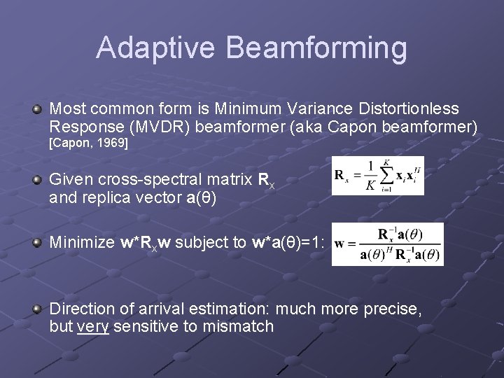 Optimum Passive Beamforming in Relation to ActivePassive Data