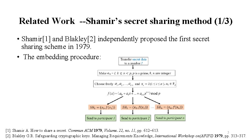 Adopting secret sharing for reversible data hiding in