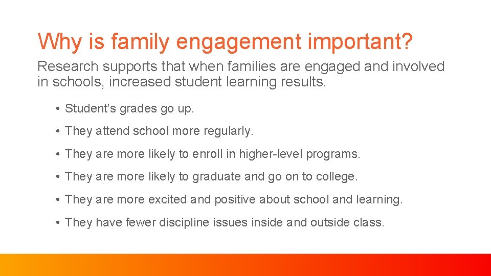 Families and Schools Building Positive Relationships for Student