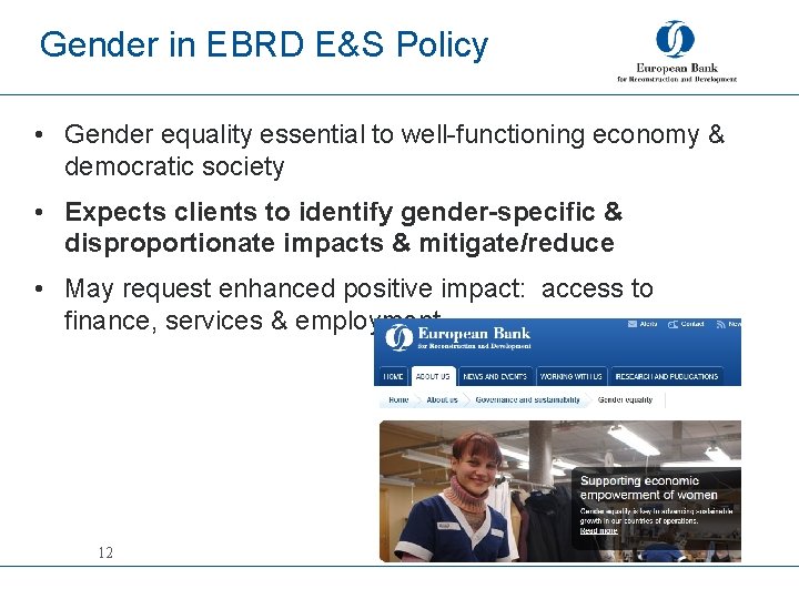 Overview of Sustainable Banking The Perspective of an