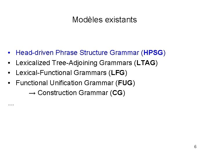 Implmentation dun fragment de grammaire HPSG de larabe