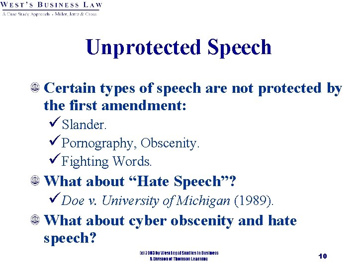 Chapter 4 Constitutional Authority to Regulate Business History