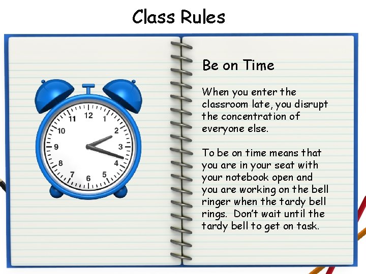 Back to School Hope you enjoyed your vacation