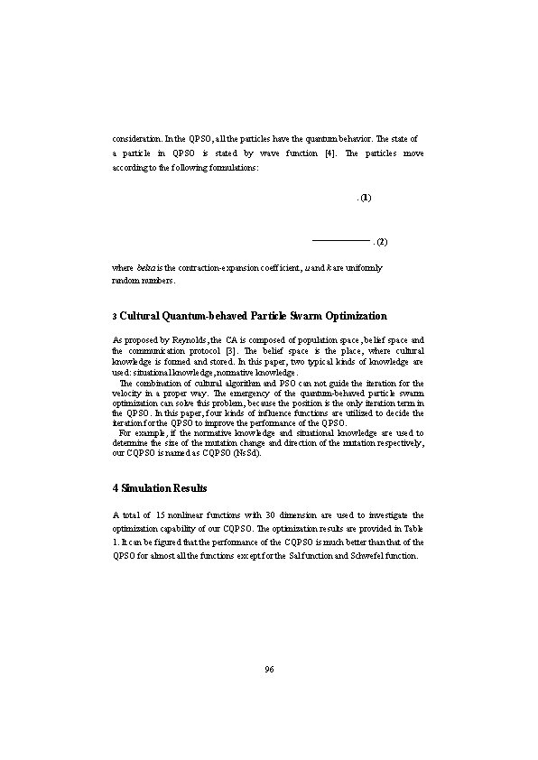 An Improved Quantumbehaved Particle Swarm Optimization Algorithm Based 4778