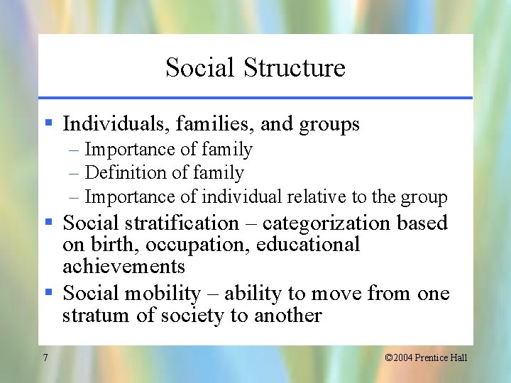 Chapter 4 The Role of Culture International Business