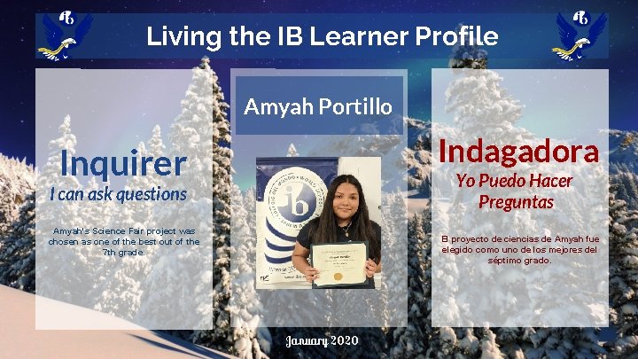 Living the IB Learner Profile As IB Learners