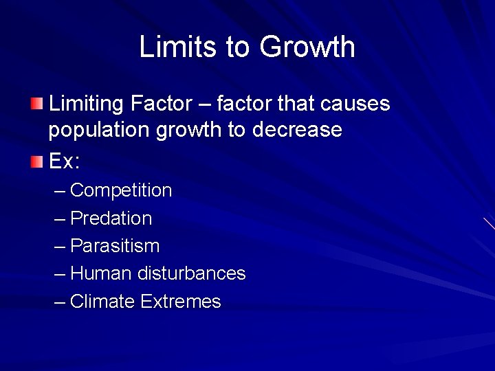 Bell Ringer 3 Factors that affect population size