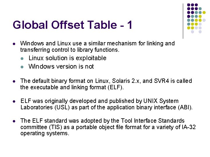 Secure Coding in C and C Pointer Subterfuge