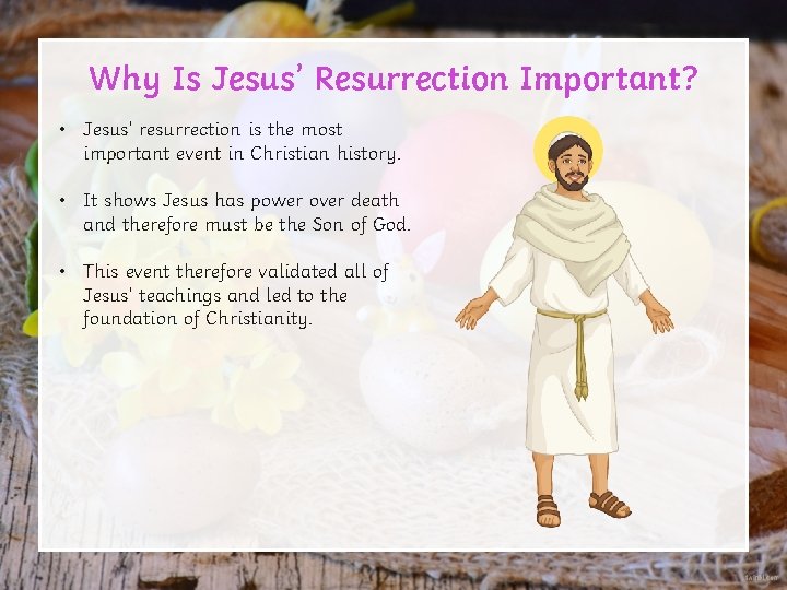 Holy Week Easter Sunday Learning Objective To be