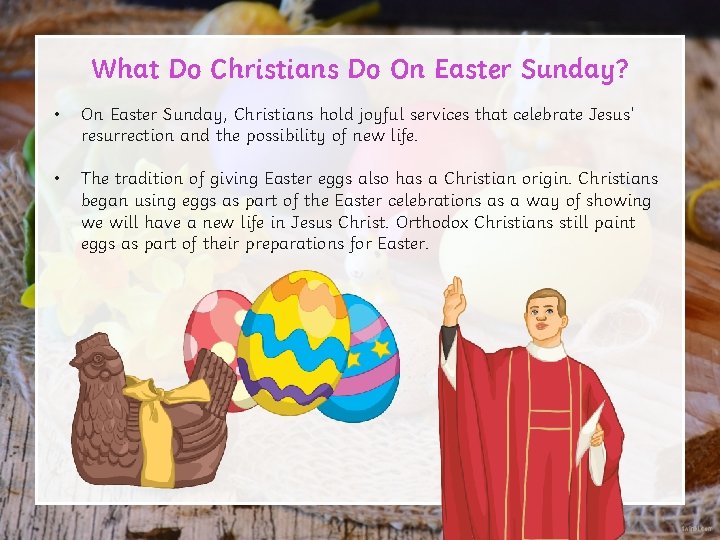 Holy Week Easter Sunday Learning Objective To be