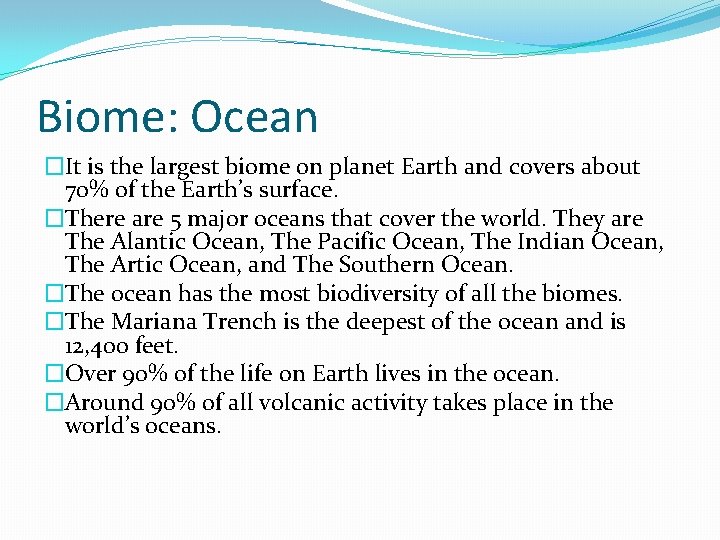 Biome Ocean By Sarah Southard Shelby Roller Biome