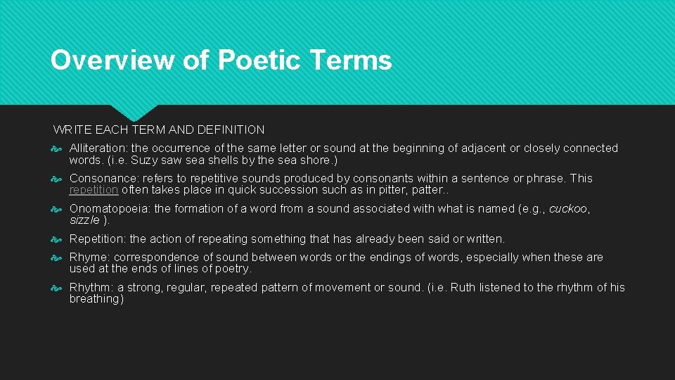 Poetry Jabberwocky by Lewis Carroll Overview of Poetic