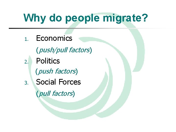 Introduction to Migration presented by Modified by Pamela