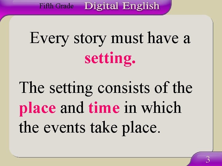 Digital English Instructional Focus Lesson Plan for Describing