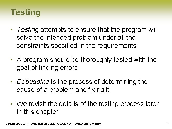 Chapter 6 ObjectOriented Design Java Software Solutions Foundations