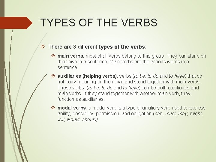 ALL ABOUT VERBS GRAMMAR SUMMARY WHAT IS A
