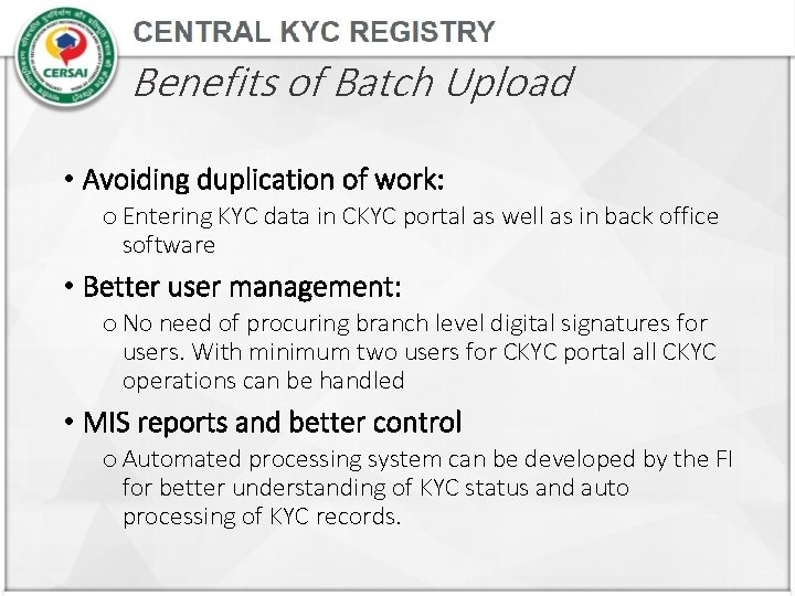 Understanding KYC Batch Upload Process Version 1 1