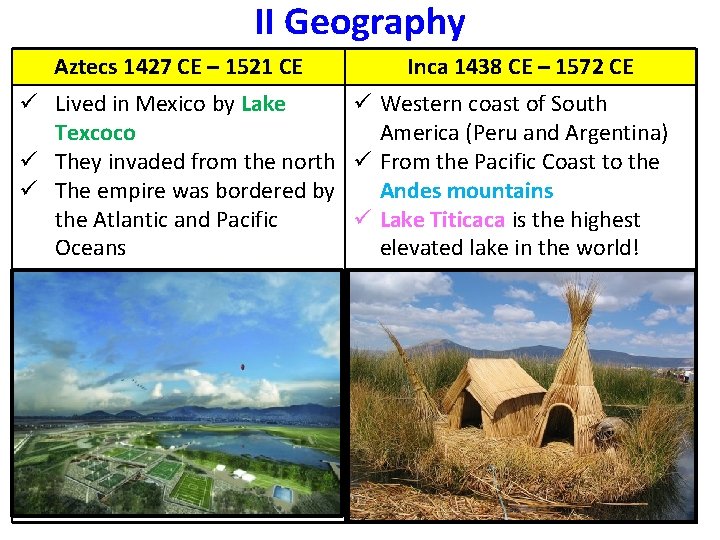 Aim How should we remember the Aztecs and