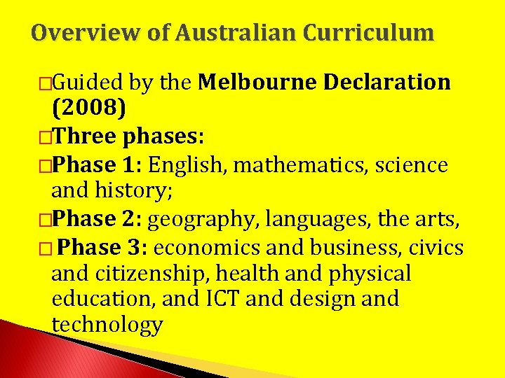 Aboriginal Perspectives in HSIE Rae Carlson University of