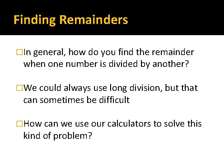 Math for Liberal Studies Section 3 2 Using