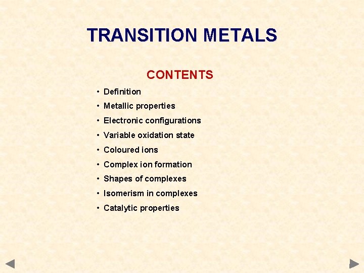 AN INTRODUCTION TO TRANSITION METAL CHEMISTRY KNOCKHARDY PUBLISHING