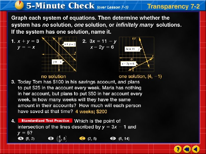 Lesson 7 2 Substitution Click the mouse button