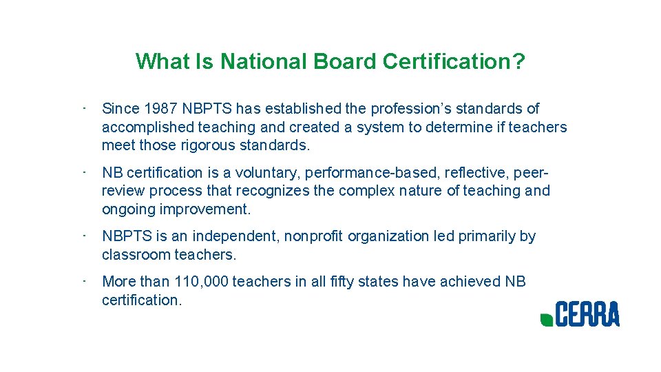 National Board Awareness for Cycle Year 2020 2021