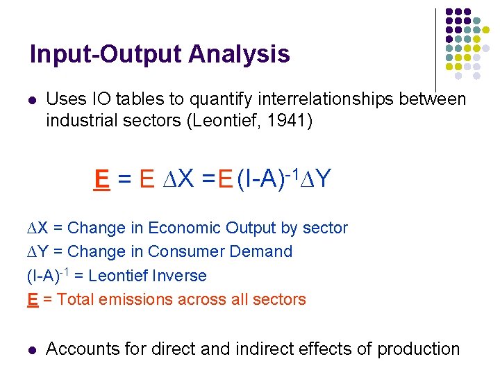 CanadaU S Binational EIOLCA Model Jonathan Norman Heather