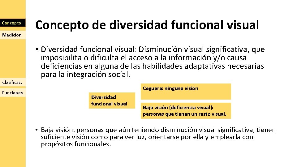 Tema 2 Diversidad funcional visual Profesora Marta Beranuy