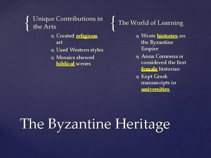 Chapter 9 The Byzantine Empire Russia and Eastern