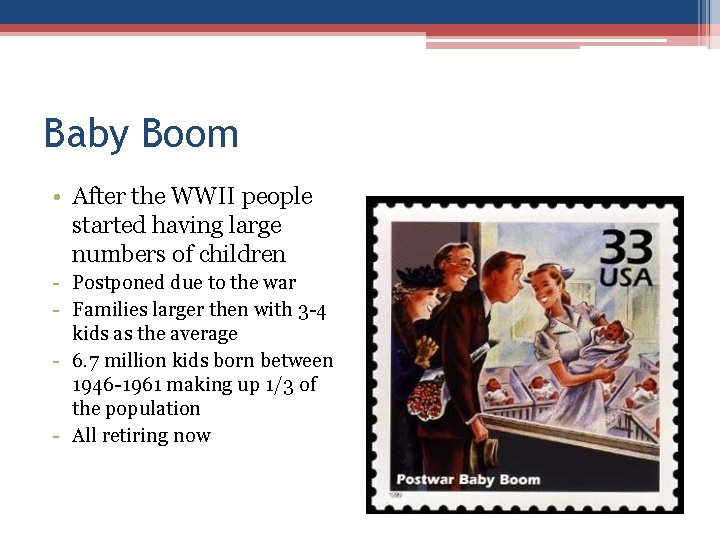 1950 s Culture and Society Baby Boom Suburbia