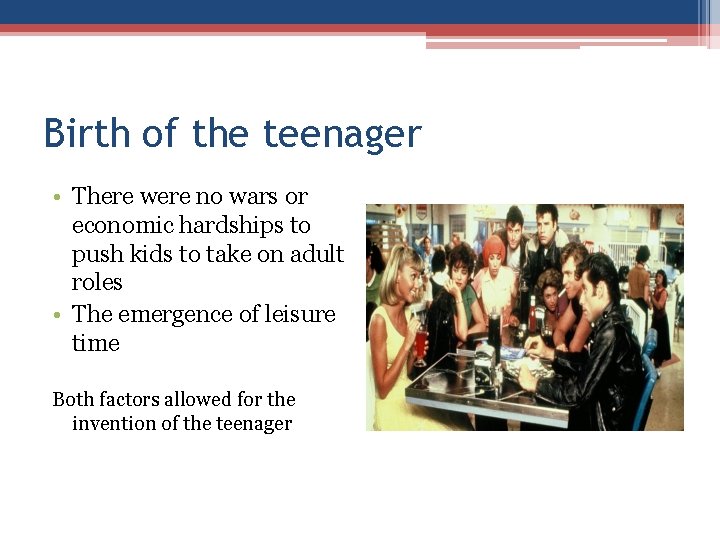 1950 s Culture and Society Baby Boom Suburbia