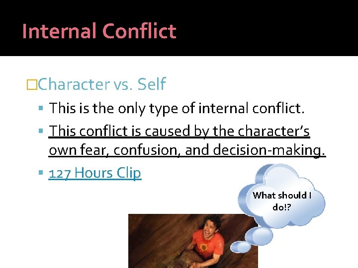 Conflict Conflict means a struggle a problem or