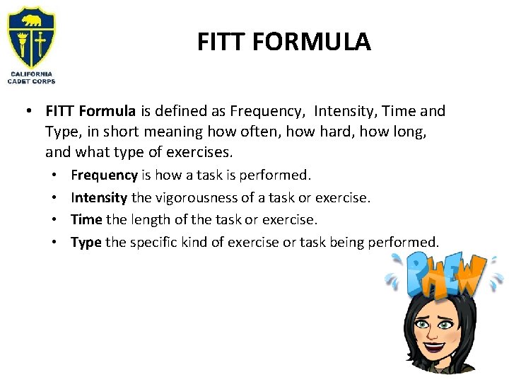 Wellness 3 C Curriculum On Facts about Fitness