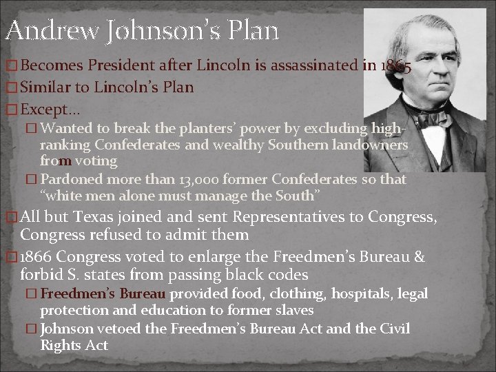 Reconstruction 1865 1877 Aftershock Beyond the Civil War