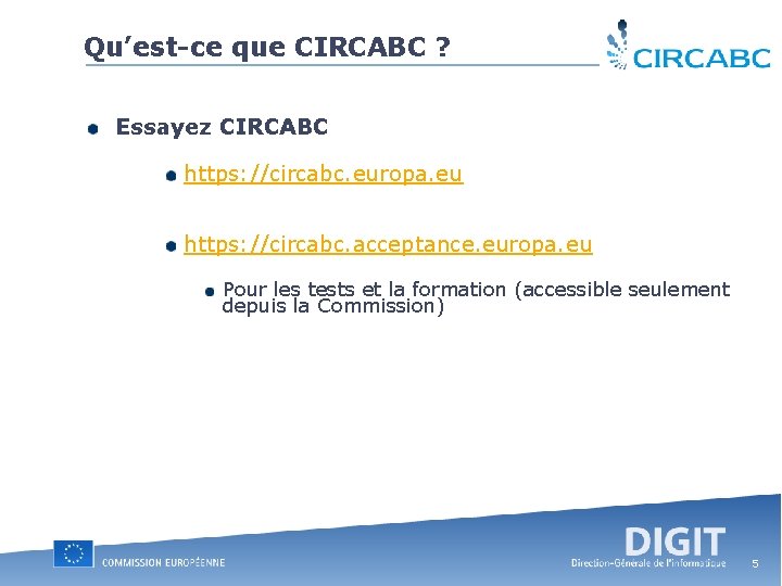 CIRCABC facile Centre de ressources en communication et