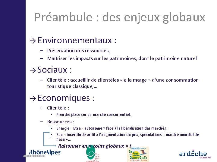 Les enjeux du Tourisme Durable et de lEcotourisme