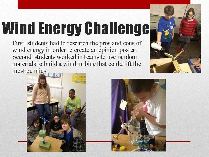 Baltimore Lab School Middle School Wednesday Activity 1