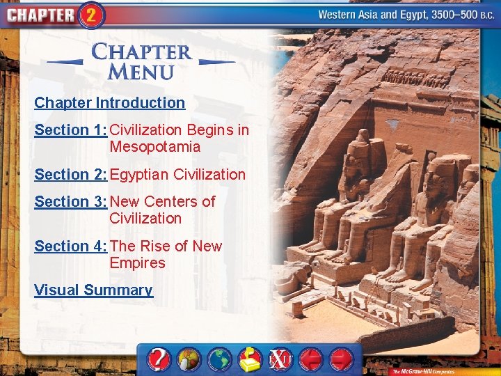 Chapter Introduction Section 1 Civilization Begins in Mesopotamia