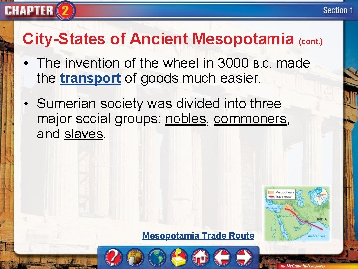 Chapter Introduction Section 1 Civilization Begins in Mesopotamia