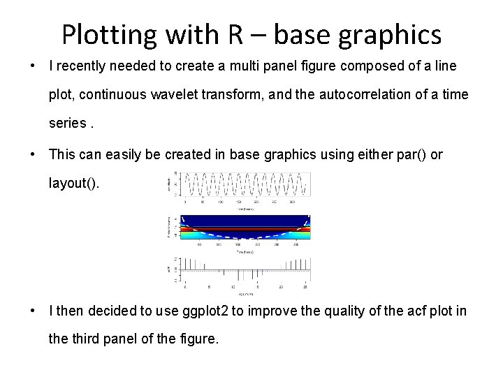 Skill sharing Combining base and ggplot 2 graphics