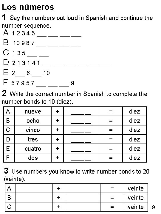 Espaol Clase 3 Libro de estudios Nombre Colegio