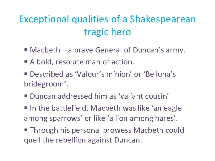 Macbeth as a tragic hero by Prof Chandranath