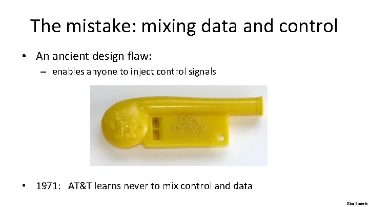Control Hijacking Defenses Dan Boneh Recap control hijacking