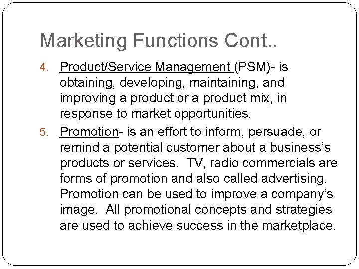 Marketing Understanding what Marketing is all about What