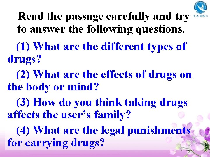 Project Making a poster about the dangers of