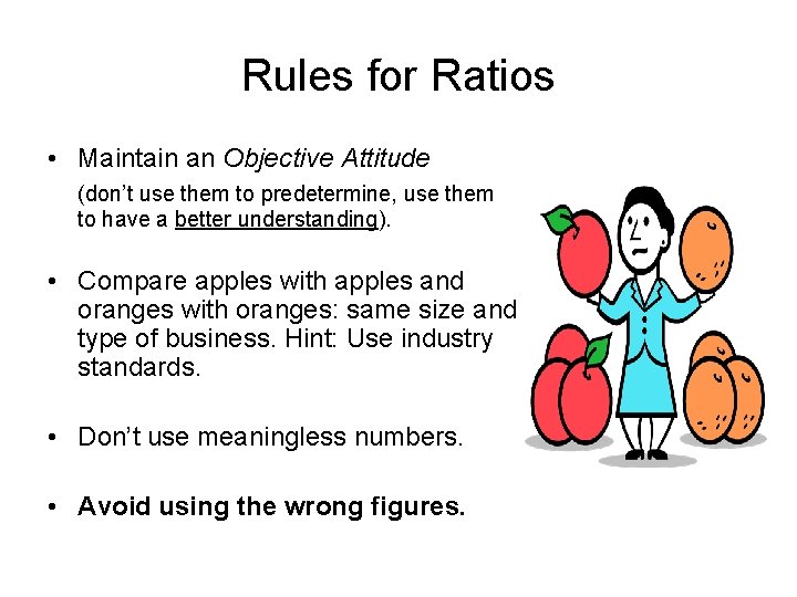 Ratio Analysis Tools to measure your business Part